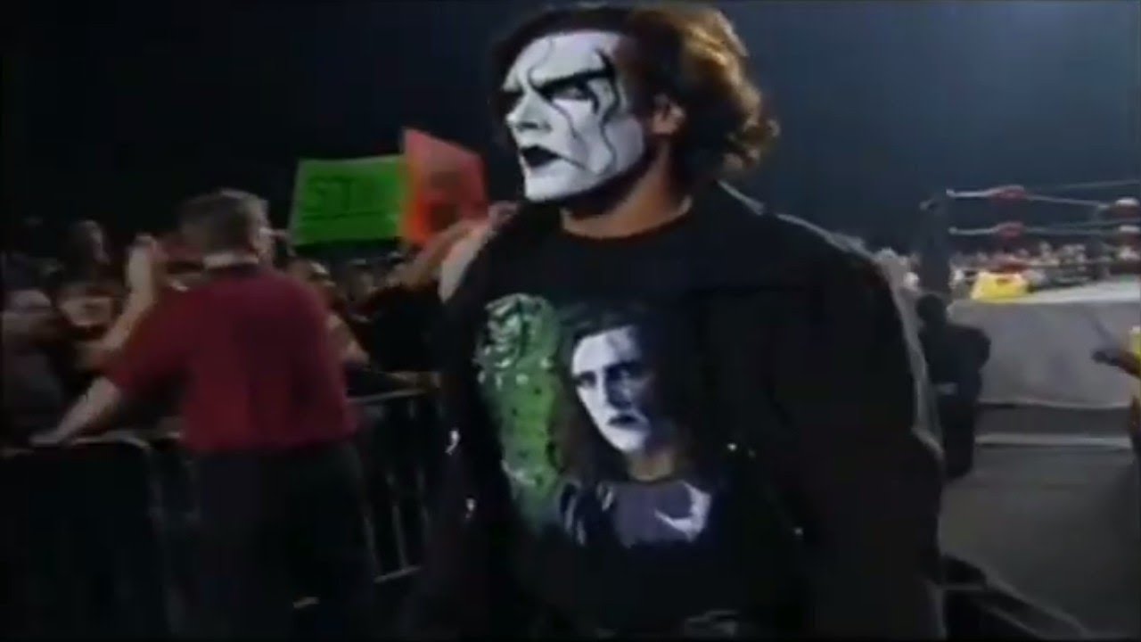 WCW Monday Nitro Sting saves Miss elizabeth - YouTube
