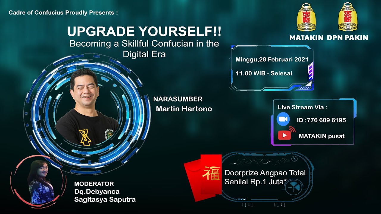 Cadre of Confucius - UPGRADE YOURSELF !!! with Mr. Martin Hartono # ...