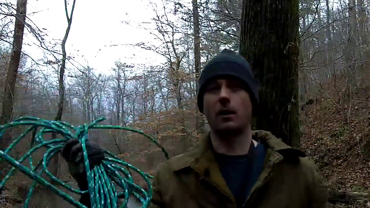 Improvised Rope Bed - YouTube