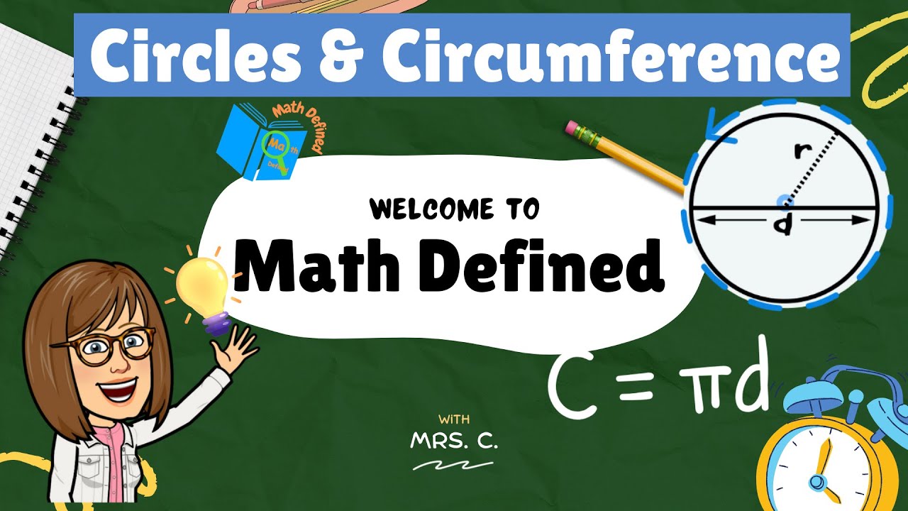 How to Find the Circumference or a Circle |7.G.B.4 | Math Defined with ...