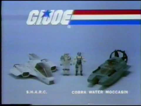 1986 G.I. Joe commercial: Cobra Water Moccasin & S.H.A.R.C. - YouTube