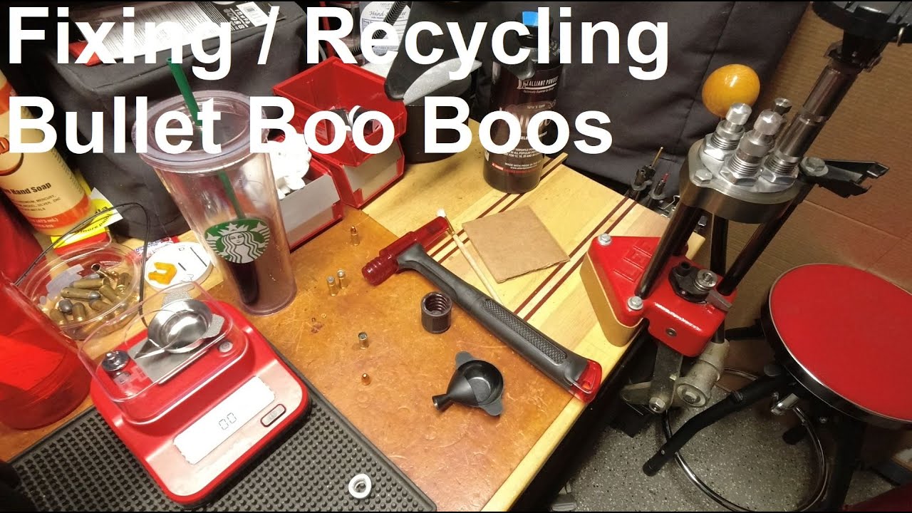 How I Fix/Recycle Bullet Boo Boos - Range Pickups and Those That Don't ...