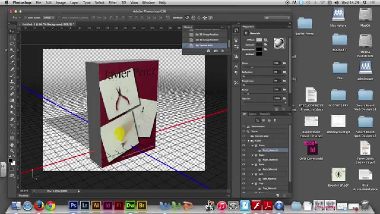 Project 04/04 - Creating a 3D DVD Box in Adobe Photoshop - YouTube