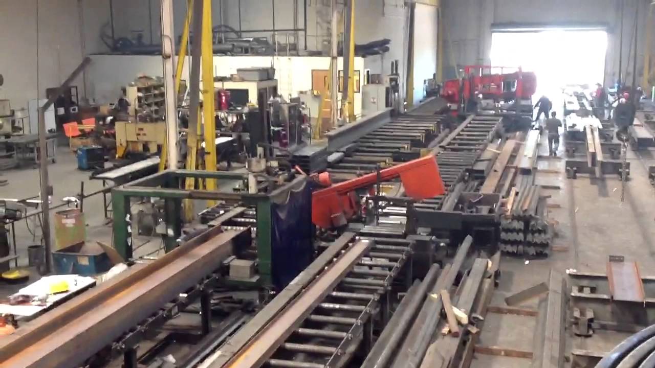 Adams Iron Co. Inc. Main Fabrication Facility Under Roof - YouTube