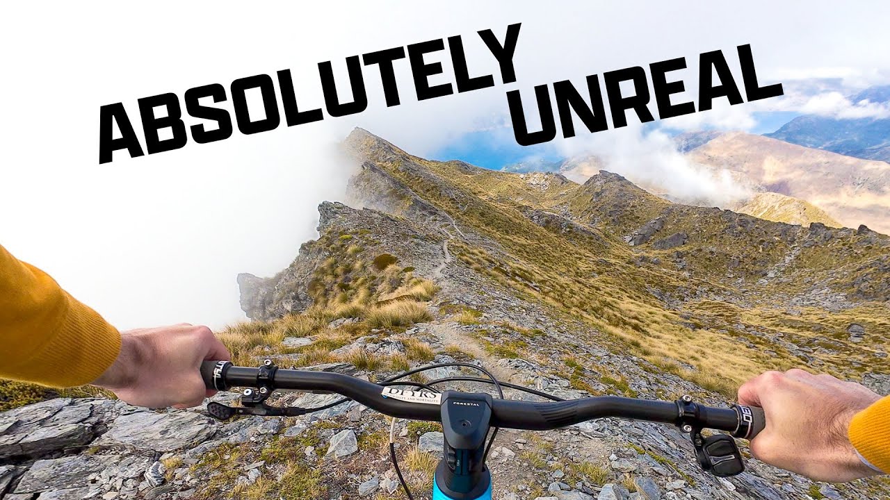 An Epic Queenstown Mountain Bike Ride! Ben Lomond Ridge Line Trail POV ...