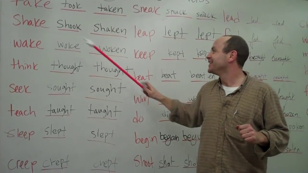 Irregular Verbs Rap - YouTube