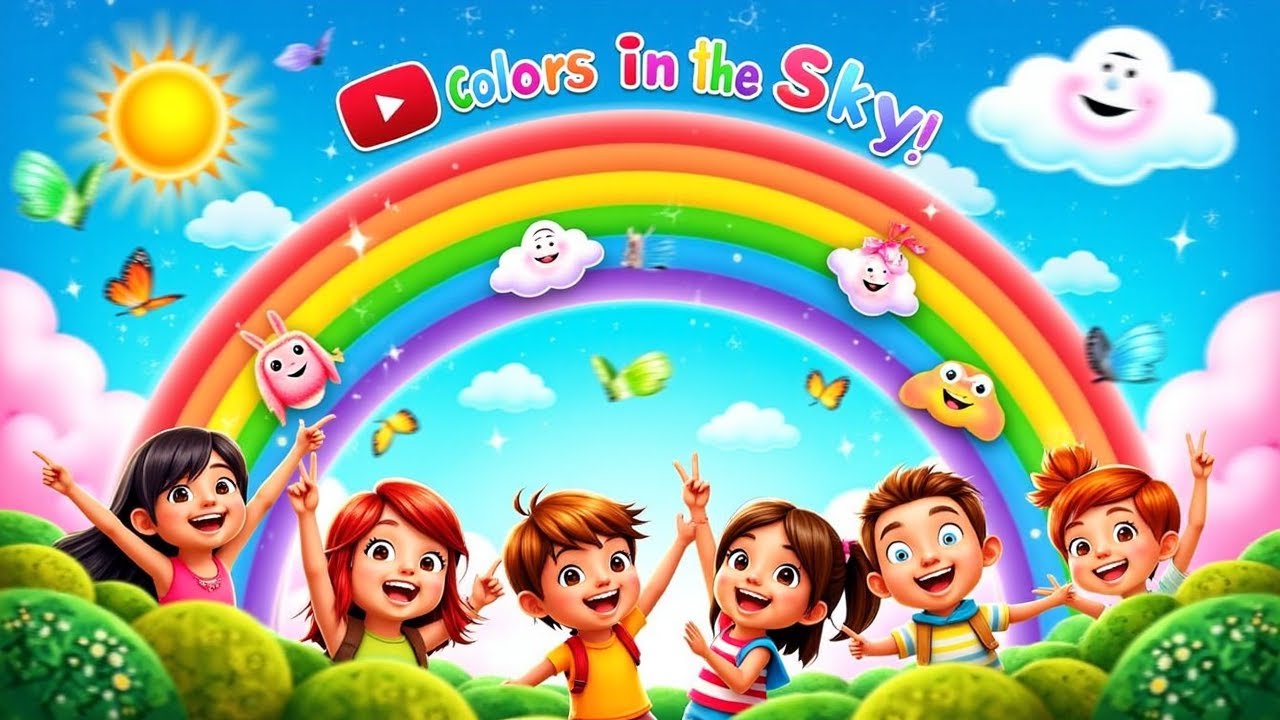 "Colorful Rainbow Song 🌈 – Fun Rhyme for Kids!" - YouTube