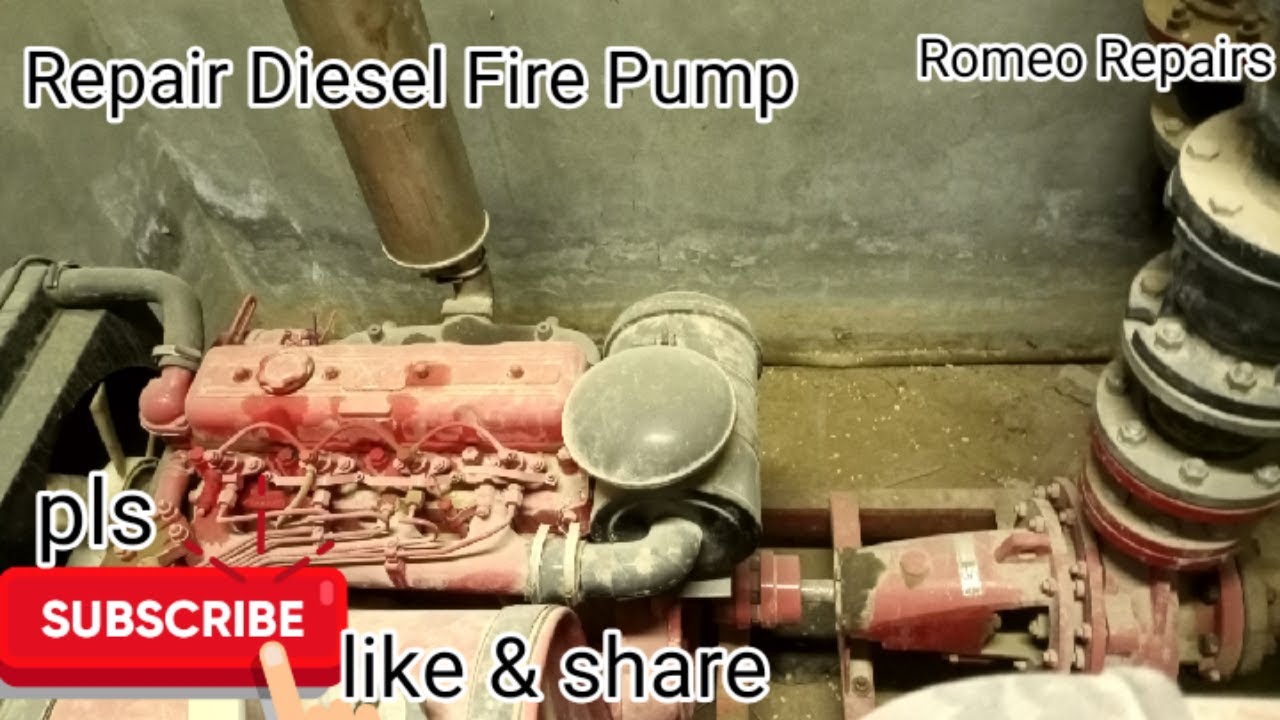Diesel Fire Pump Repair (Tagalog) - YouTube