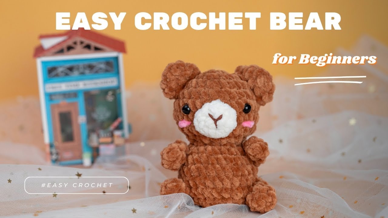 🌸 Easy Crochet Bear - Amigurumi Bear For Beginner - Crochet Tutorial🌸 ...