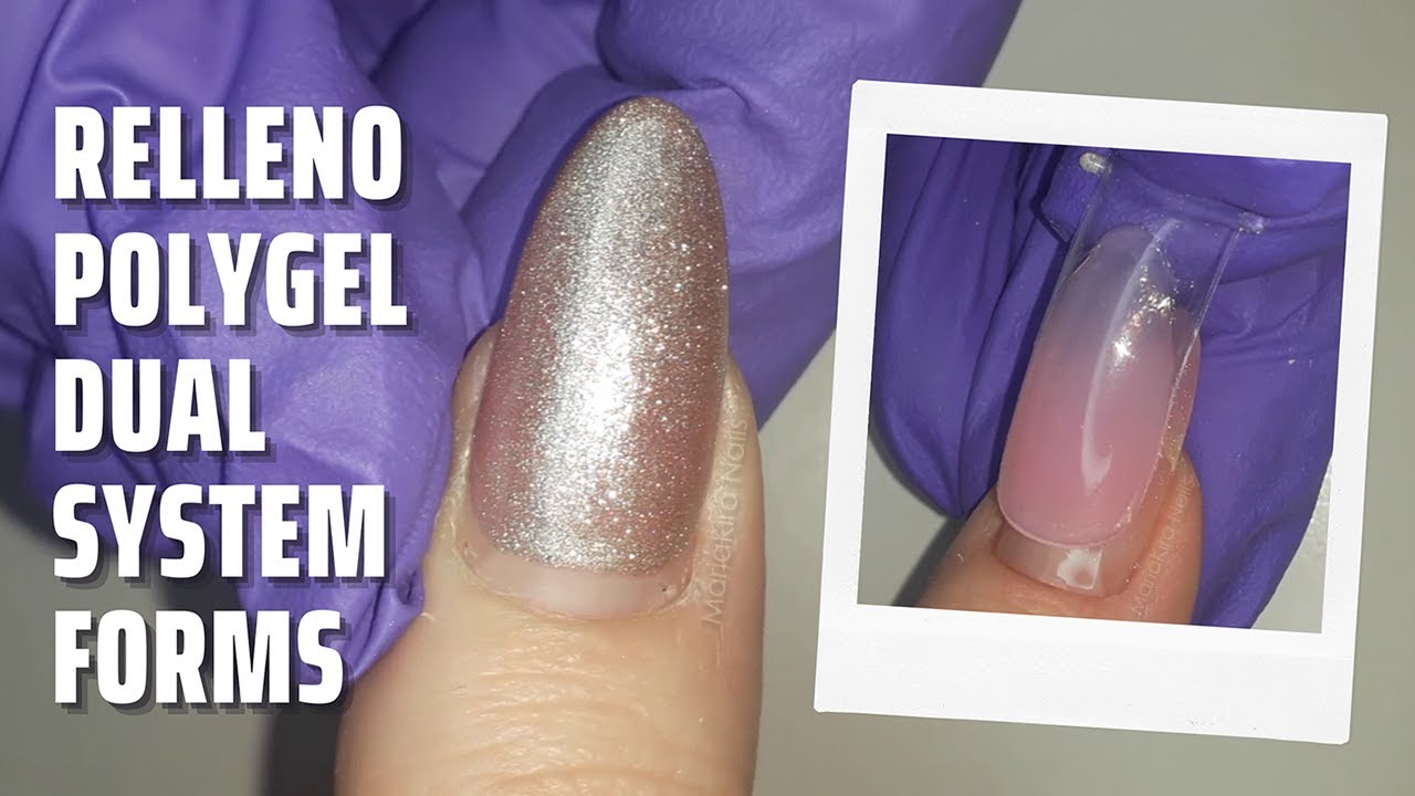 💅🏻 Retoque de POLYGEL con DUAL SYSTEM FORMS ¿Como hacerlo?💅🏻 - YouTube