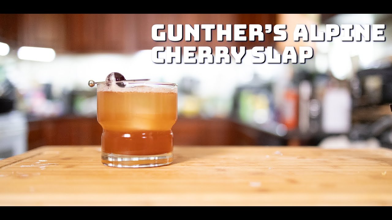 Gunther's Alpine Cherry Slap Cocktail - YouTube
