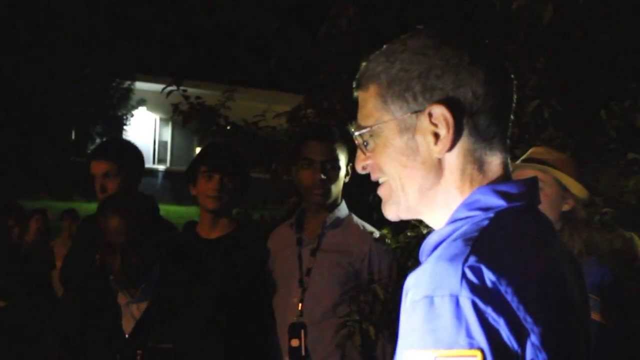 Mr Larry Berz's Speech at the end of the 50 mile walk honoring Robert ...