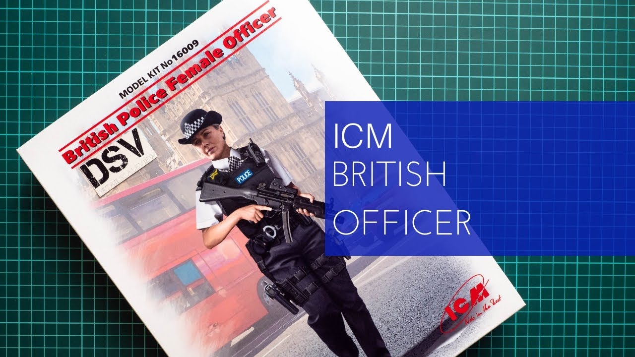 ICM 1/16 British Female Officer (16009) Review - YouTube