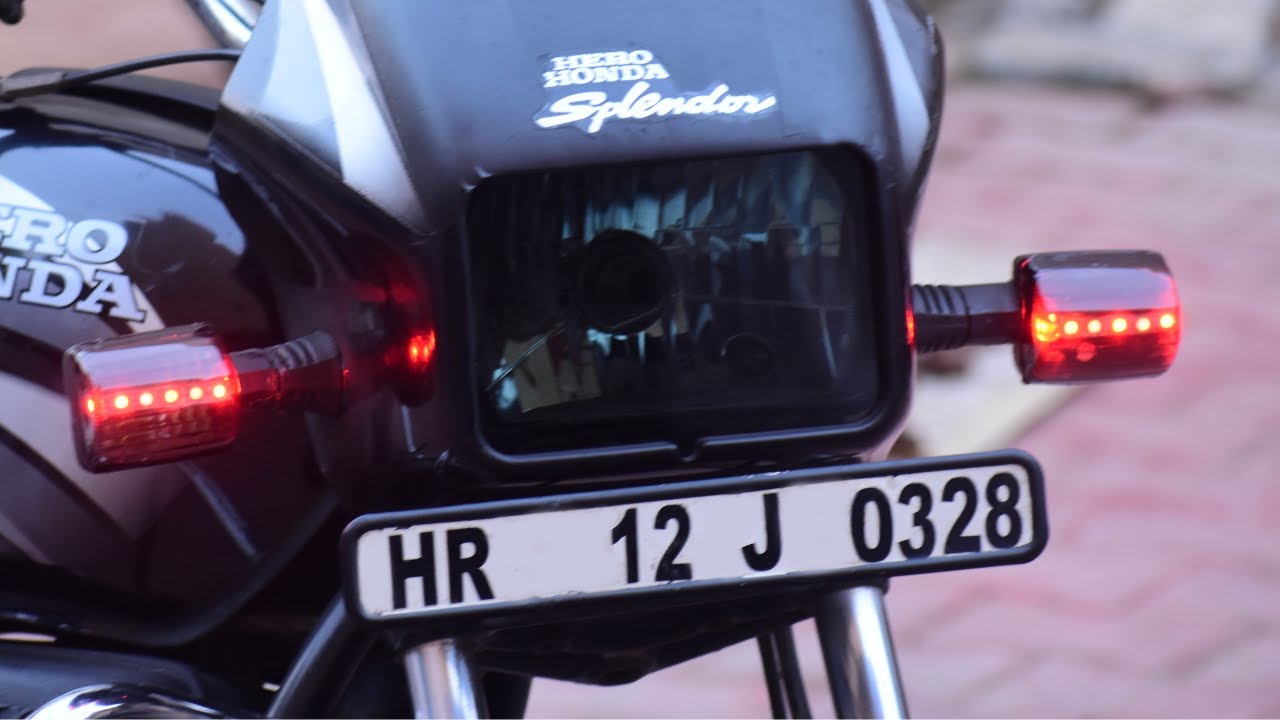 #hero splendor bs6 install indicator bulb plus ktm hazard flasher ...