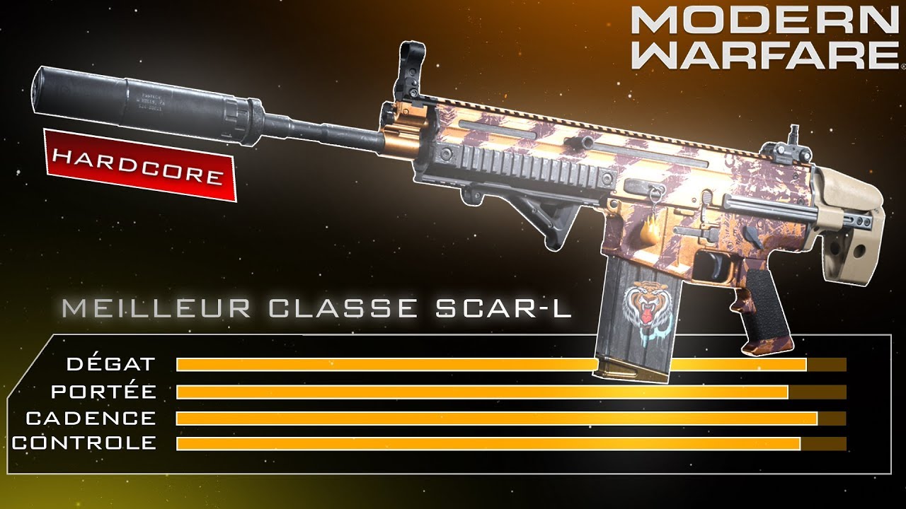 BEST CLASSE SETUP SCAR-L sur CALL OF DUTY MODERN WARFARE - YouTube