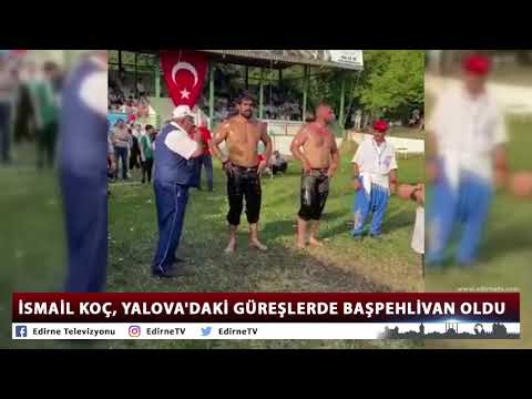 İSMAİL KOÇ, YALOVA'DAKİ GÜREŞLERDE BAŞPEHLİVAN OLDU