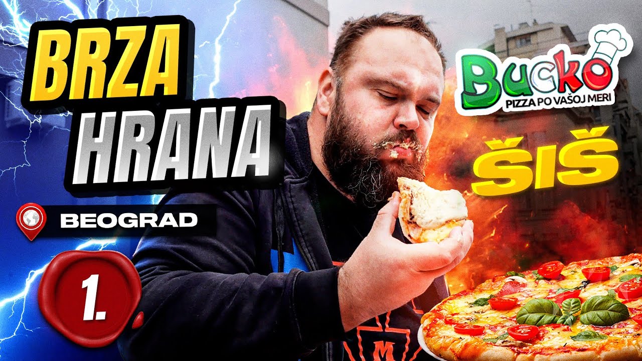 ŠTA BEOGRAD JEDE ??? NajPopularniji FastFood RESTORANI !!! Bucko i Šiš ...