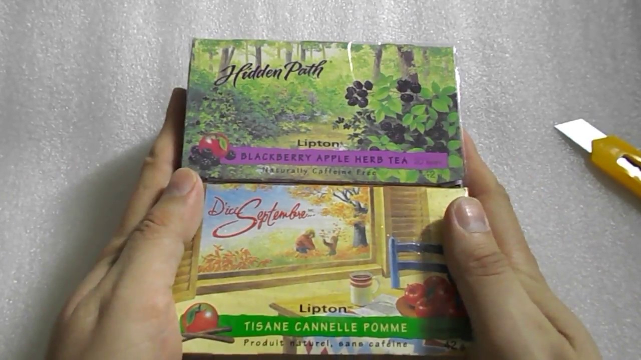 Посылка из Великобритании №2. Lipton BlackBerry Apple Herb tea & Lipton ...