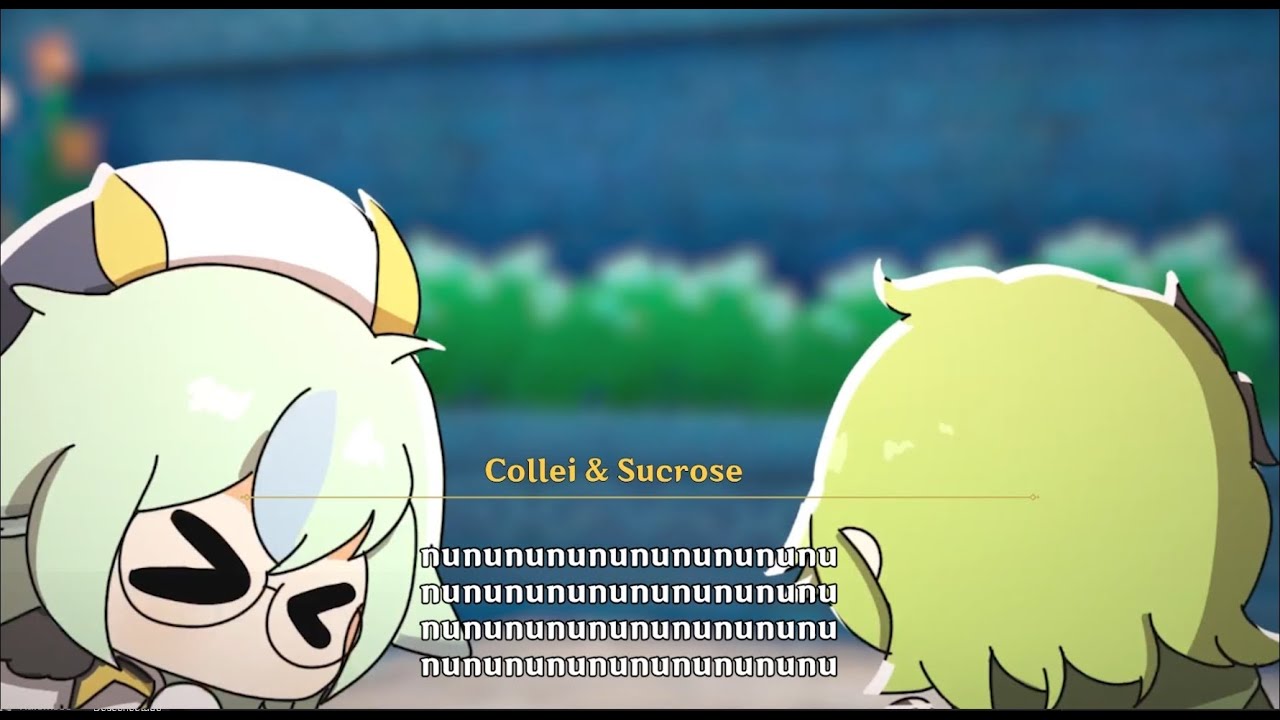 Collei meets Sucrose - Genshin impact animation - YouTube