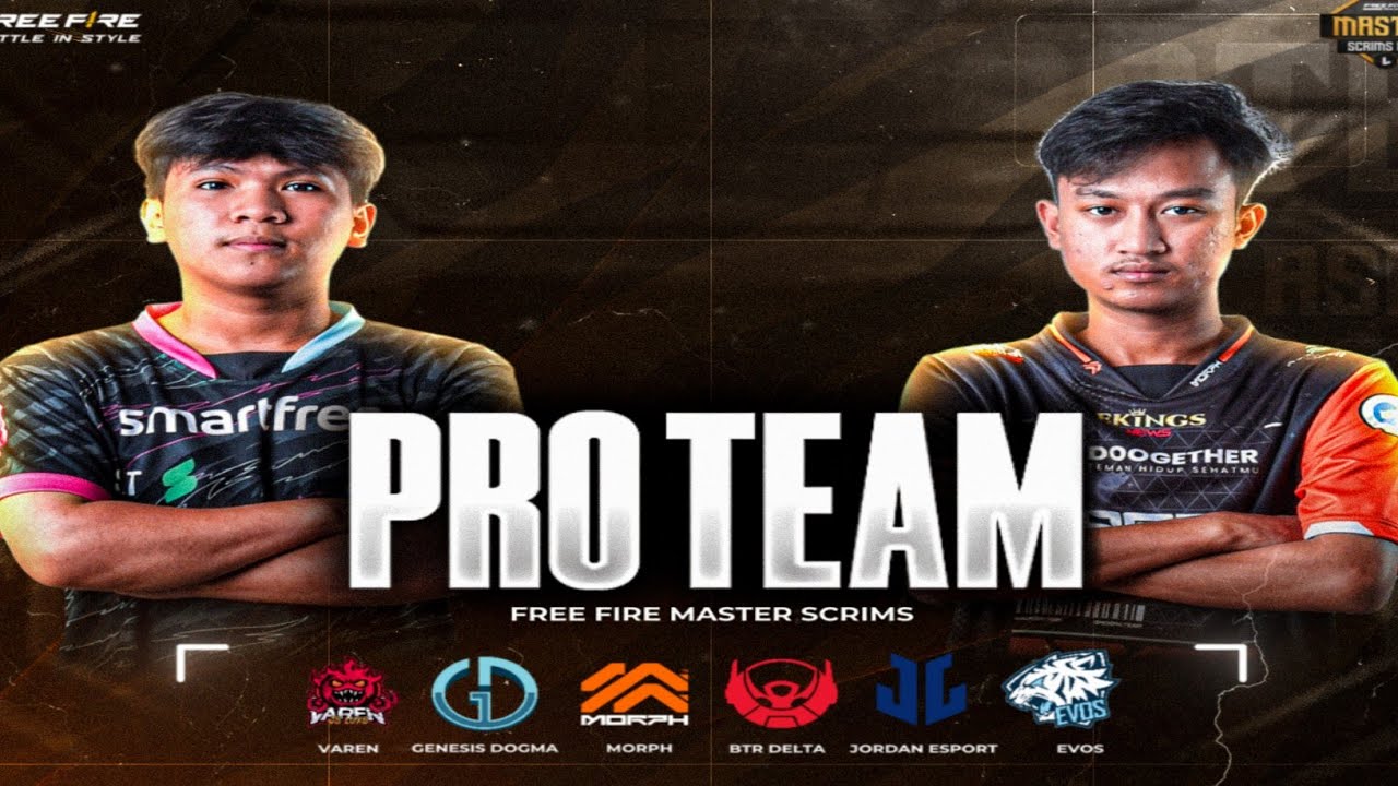 PRO TEAM FREE FIRE MASTER SCRIM - YouTube