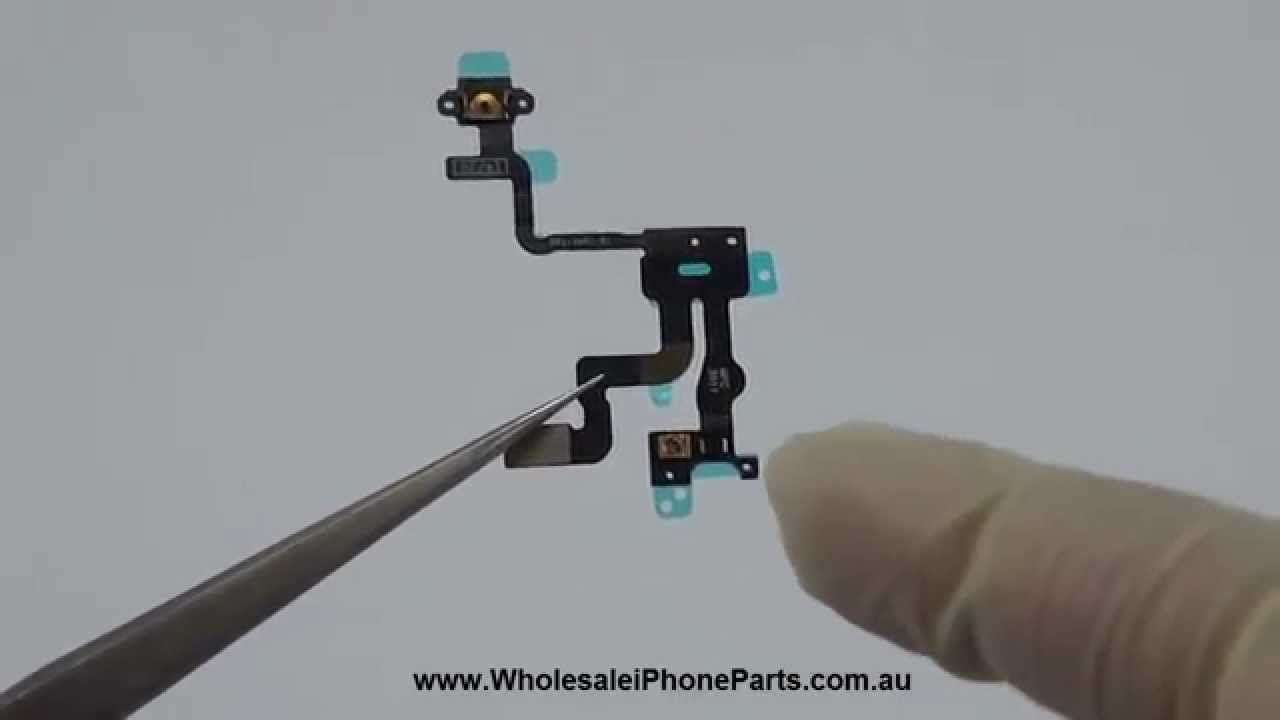 iPhone 4S Power Button Flex Cable Description By WholesaleiPhoneParts ...