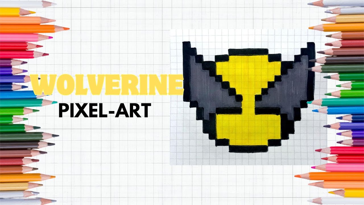Como Dibujar a Wolverine en Pixel Art - How To Draw Wolverine #pixelart ...