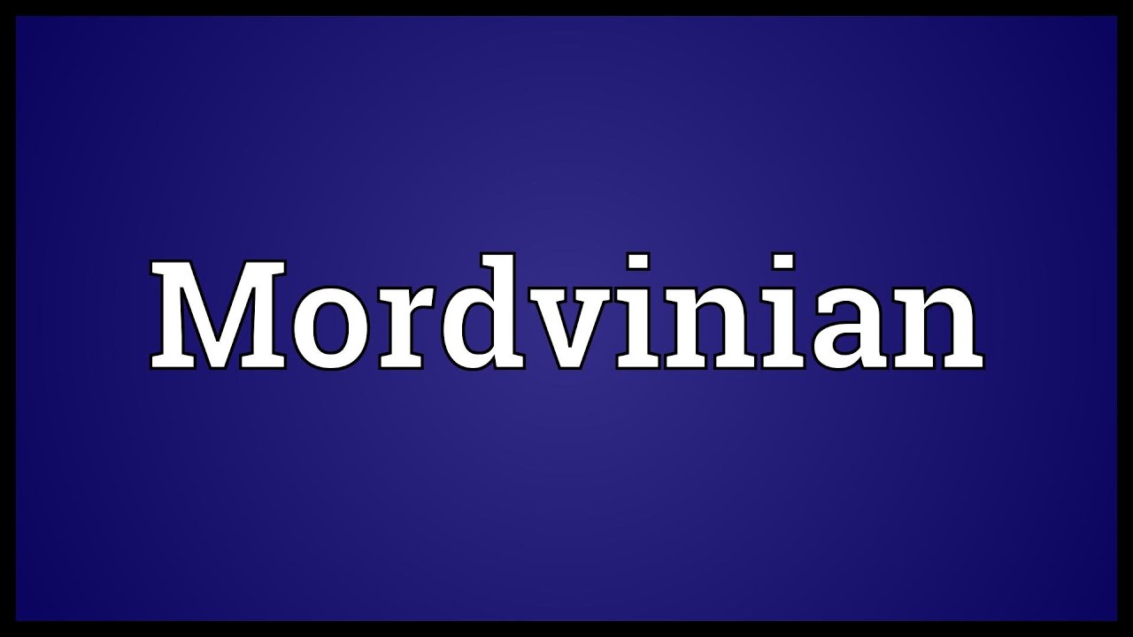 Mordvinian Meaning - YouTube
