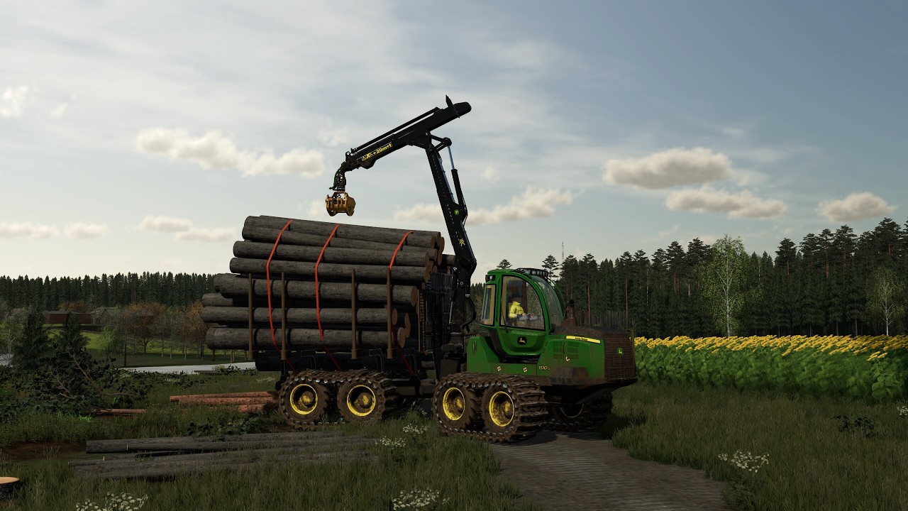 More massive loads of logs | EP. 30 | Fs22 timelapse | Forestry in Deer ...