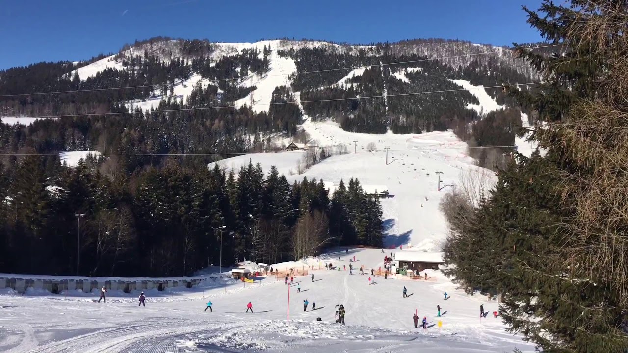 Annaberg Skigebiet Annaberger Lifte NÖ Austria 01.2019 Аннаберг Австрия ...