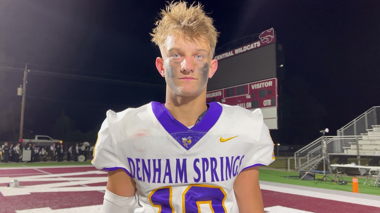 Freshman Quarterback Jerry Horne Denham Springs - YouTube