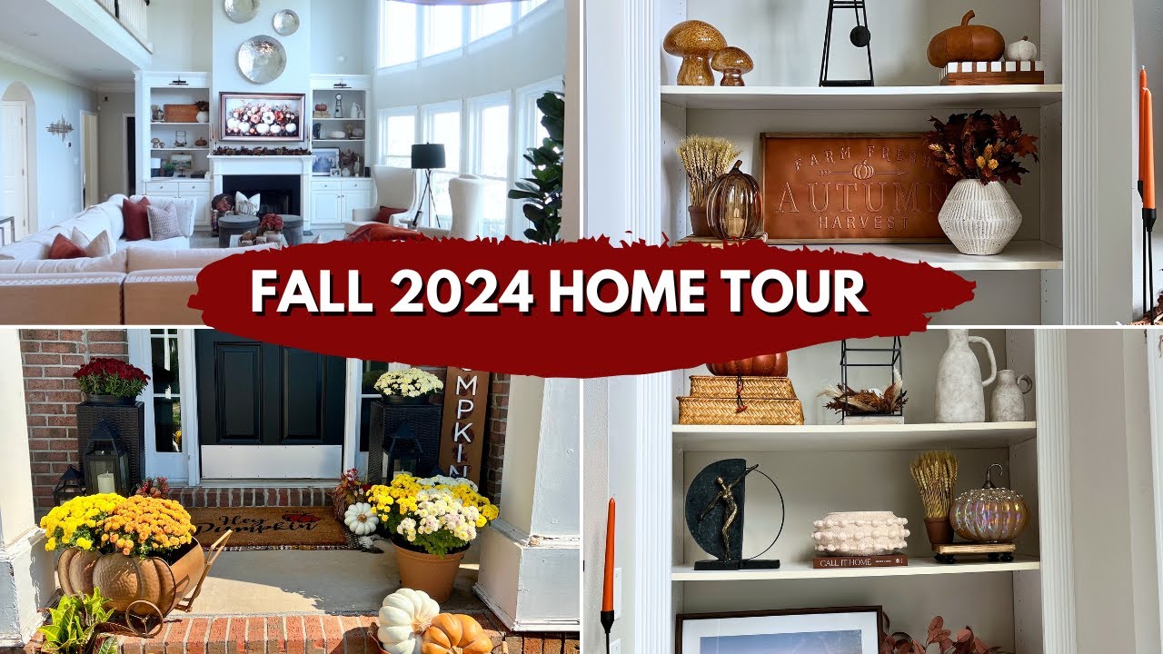 FALL 2024 HOME DECOR TOUR | FALL HOME DECOR | I LOVE FALL MOST OF ALL ...