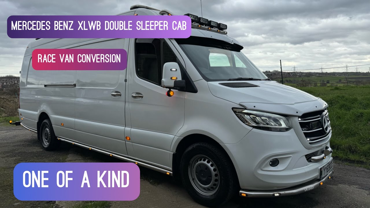 Mercedes Sprinter Xlwb Double Sleeper Cab - Camper Van - Race Van - Van ...