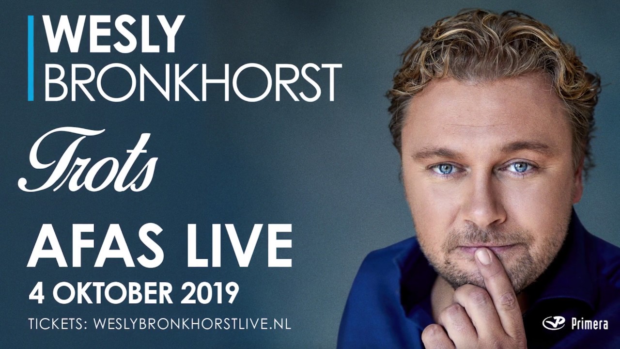 Trailer Wesly Bronkhorst 4 oktober in AFAS Live - YouTube