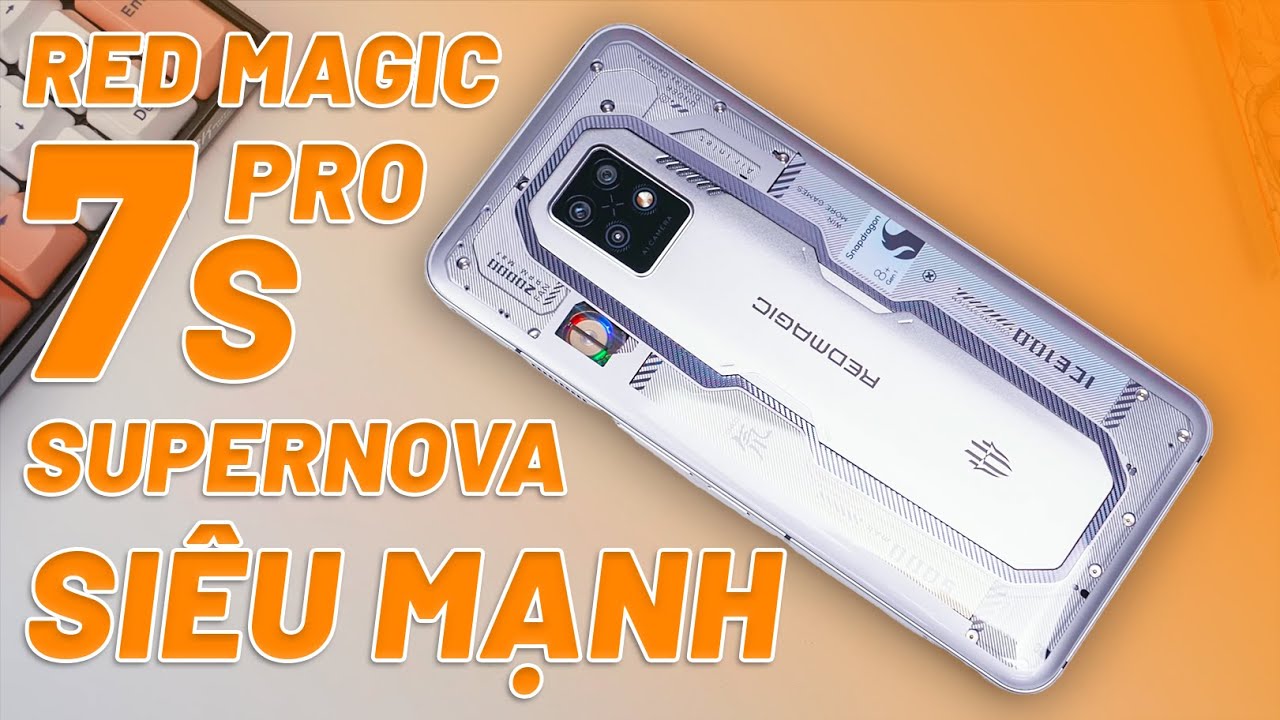 ĐẬP HỘP RED MAGIC 7S PRO SUPERNOVA SNAP8+ GEN1 16G/512G, FULLVIEW 120HZ, PIN TRÂU SẠC 15P ĐẦY ...