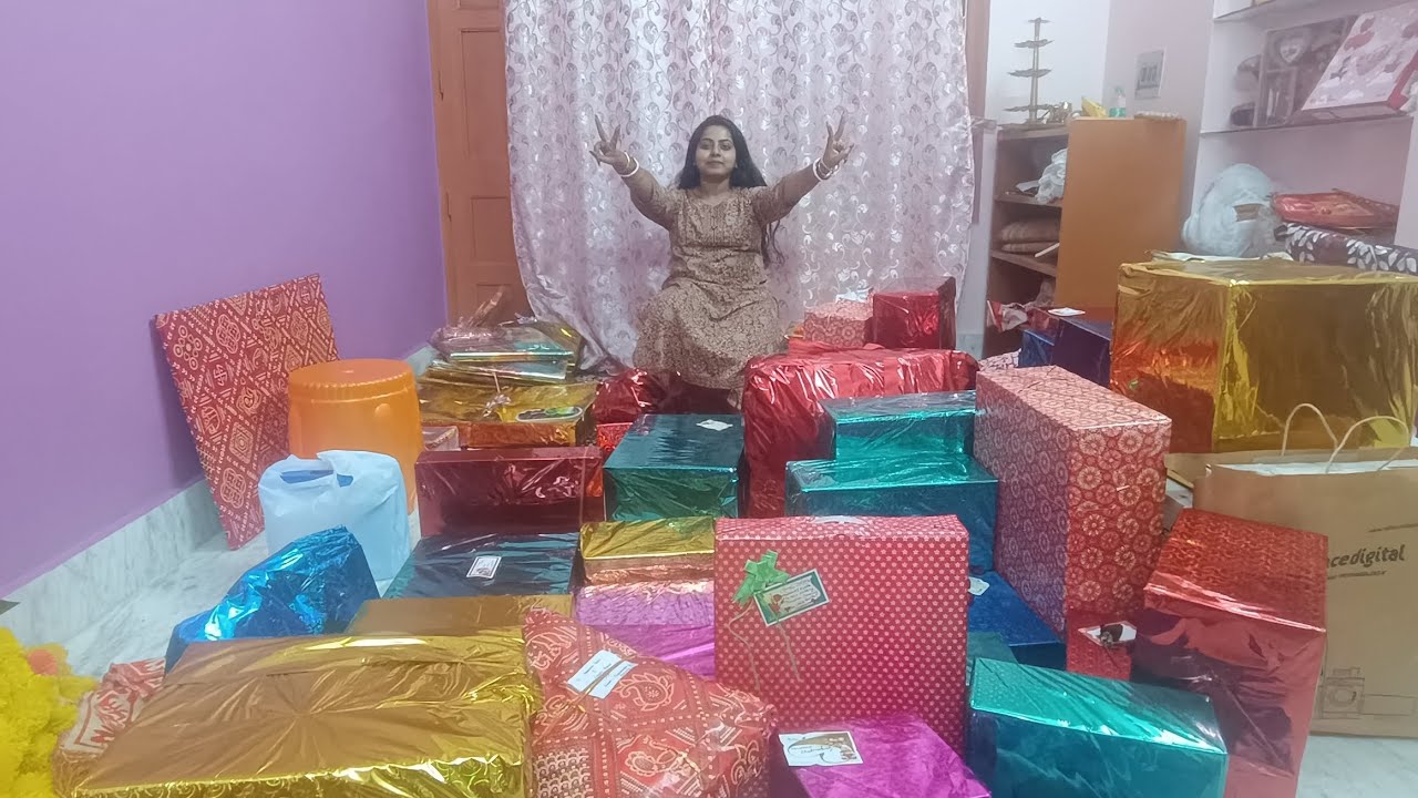Unboxing Gifts। Unboxing Wedding gifts। Part 1। Fun with Family। Dipsha ...