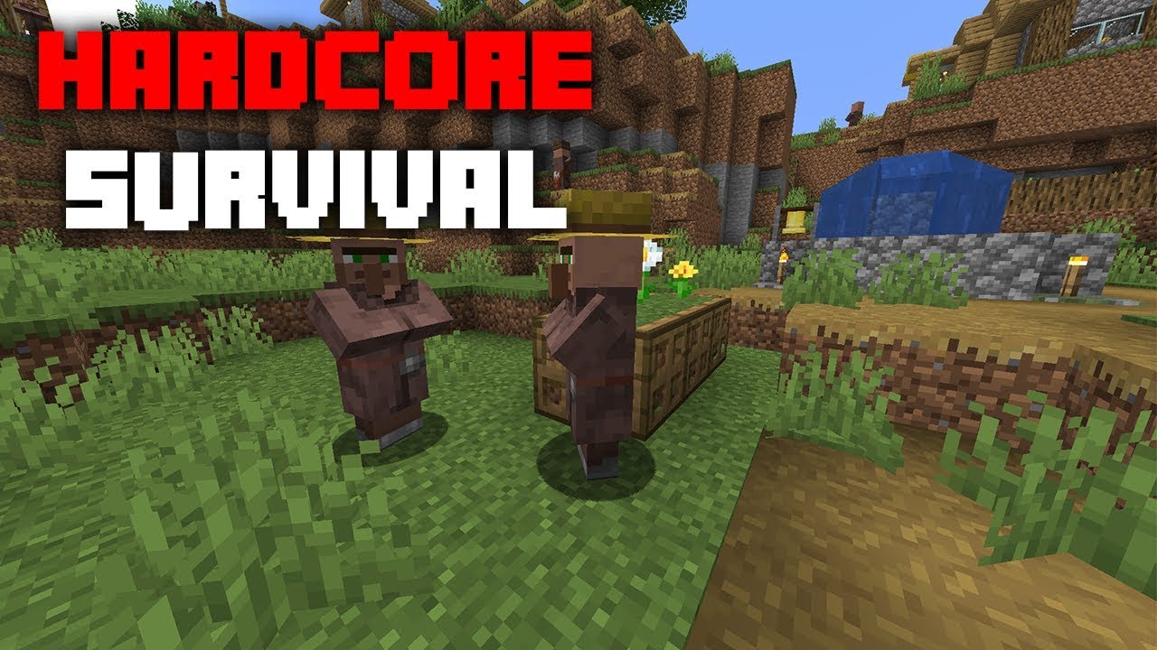 Minecraft: HARDCORE SURVIVAL - Ep 2 (Live!) - YouTube