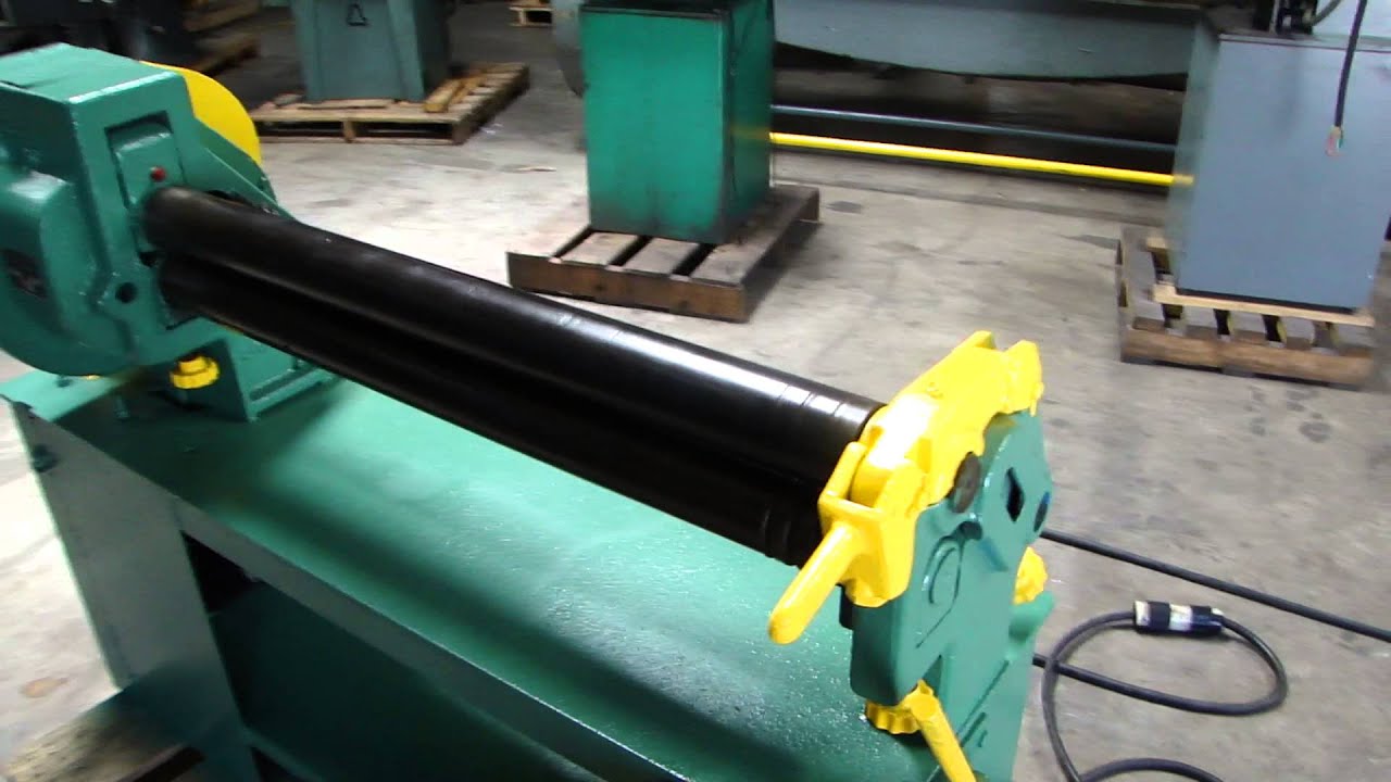 Pexto powered slip roll roller - YouTube