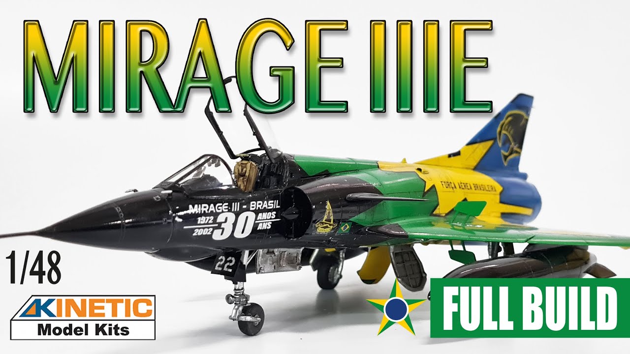 Mirage IIIE (Pintura comemorativa 30 anos - 1972-2002) Kinetic 1/48 ...