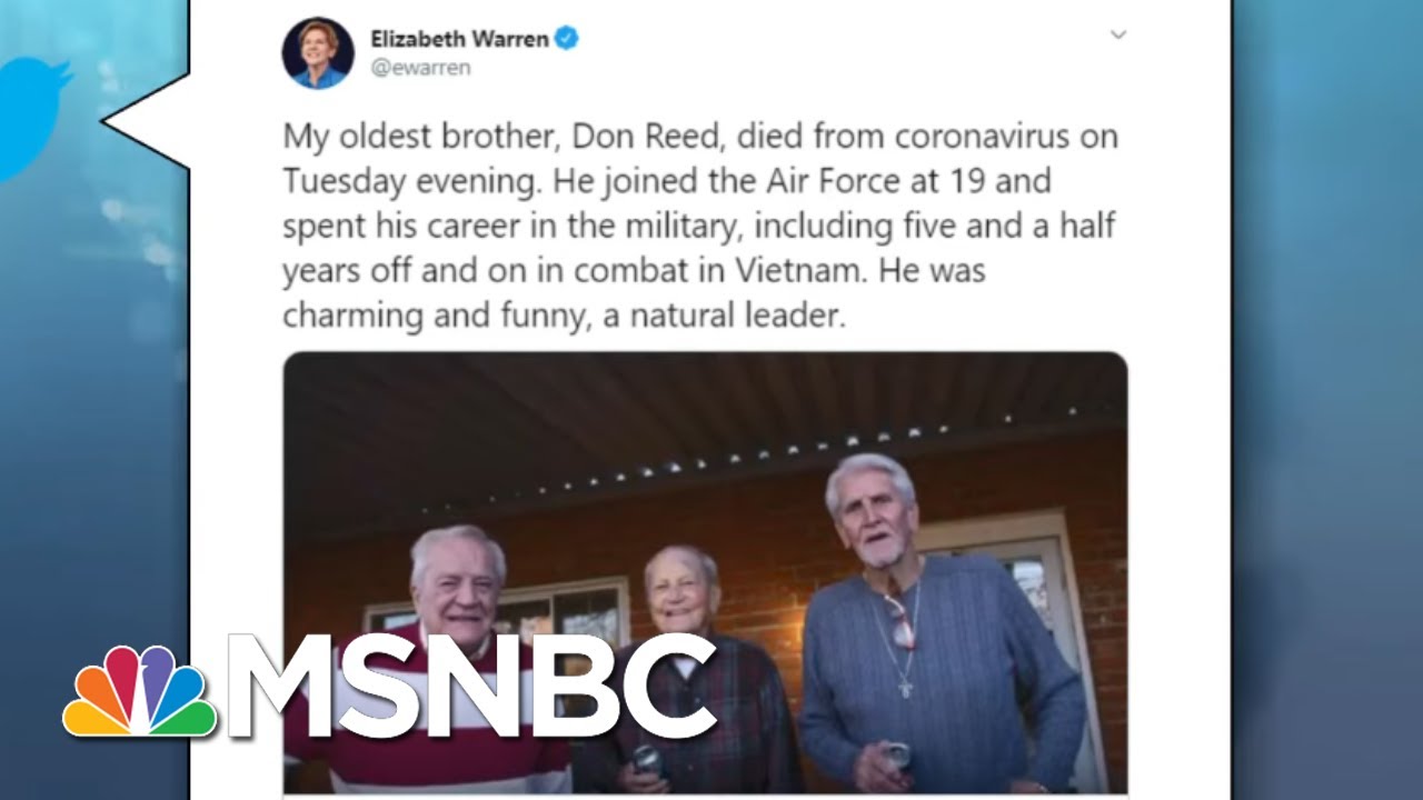 Sen. Warren's Brother, Don Reed, Dies From Coronavirus | Hallie Jackson ...