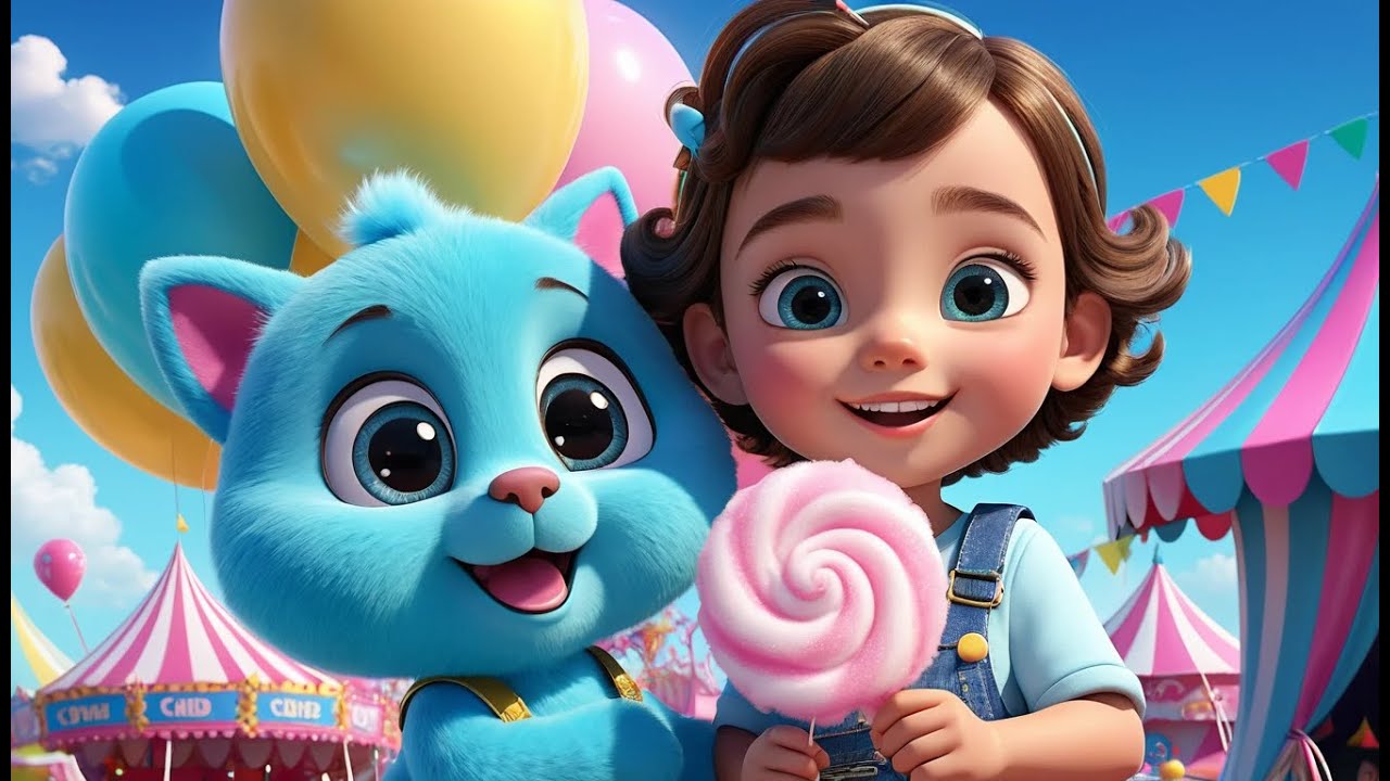 Cotton Candy, Sweet and Light Delight | Fun Candy Song for Kids | Sweet ...