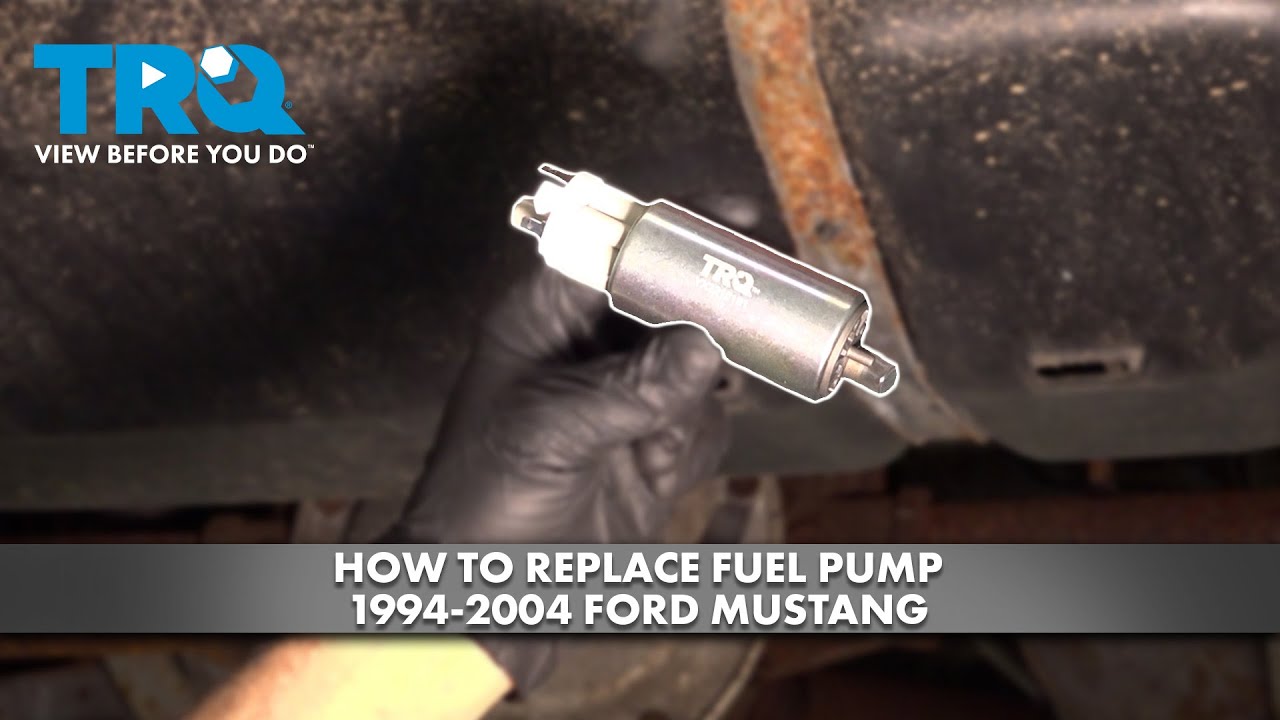 How to Replace Fuel Pump 1994-2004 Ford Mustang - YouTube