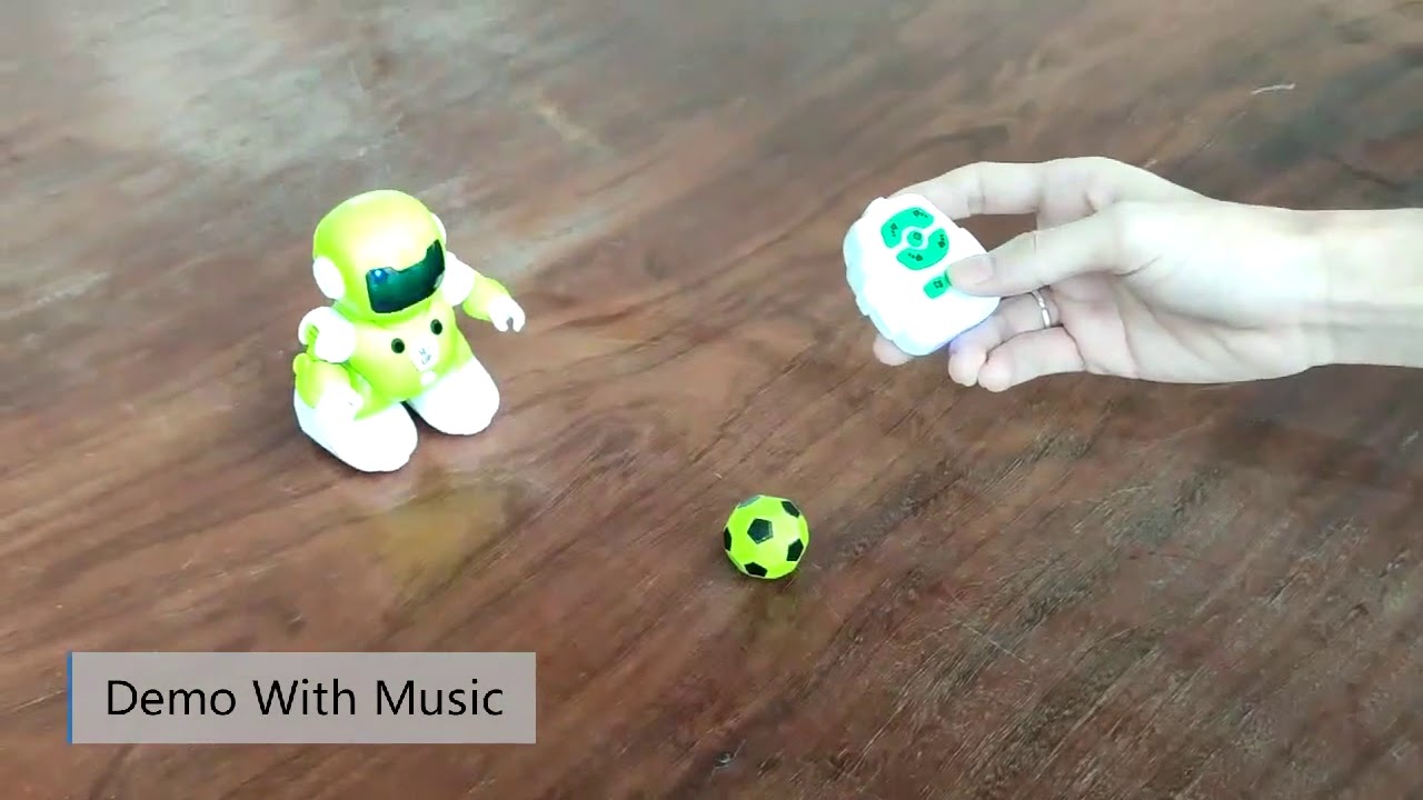 Remote Control Soccer Robot Toy - YouTube