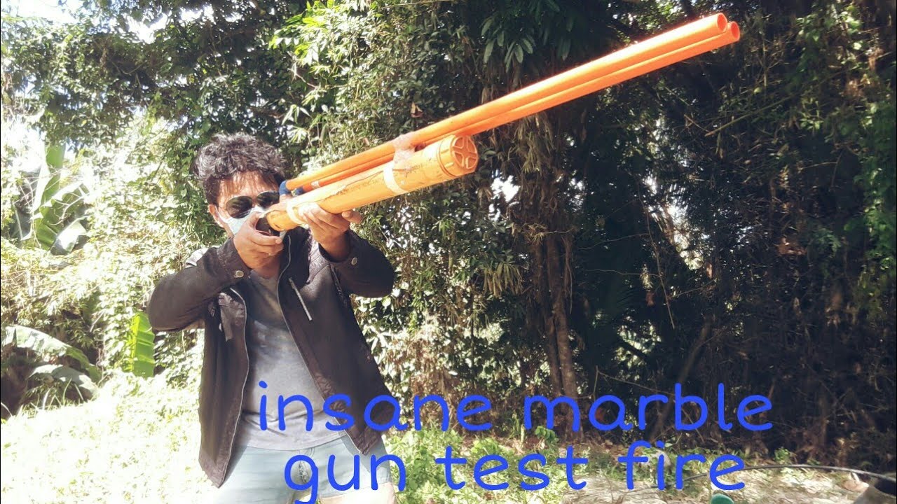 DUAL BARREL MARBLE GUN BUILD - YouTube