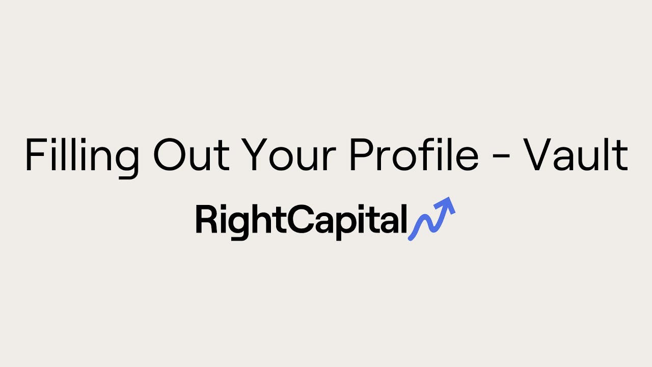 Filling Out Your Profile - Vault - YouTube