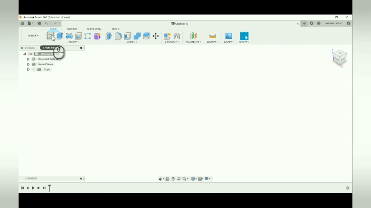 Paper clip in fusion 360 - YouTube