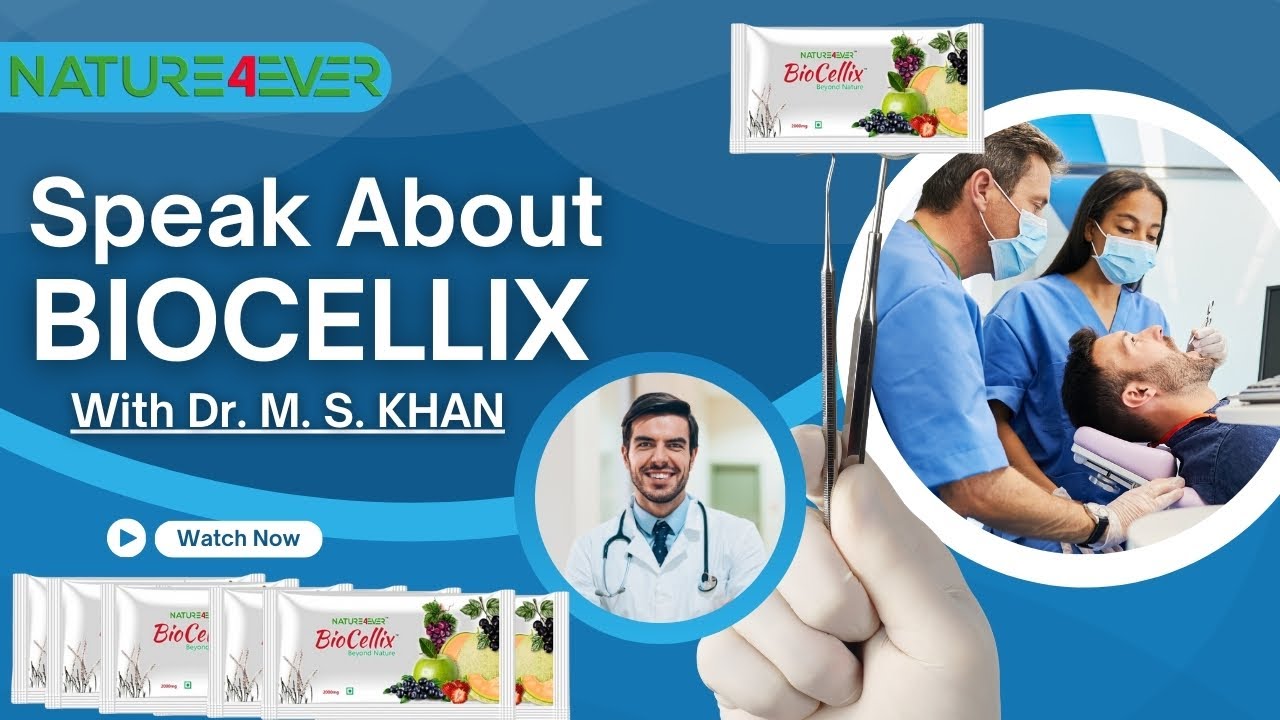 DR. M. S. KHAN Speak About BIOCELLIX Product #biocellix #nature4ever # ...