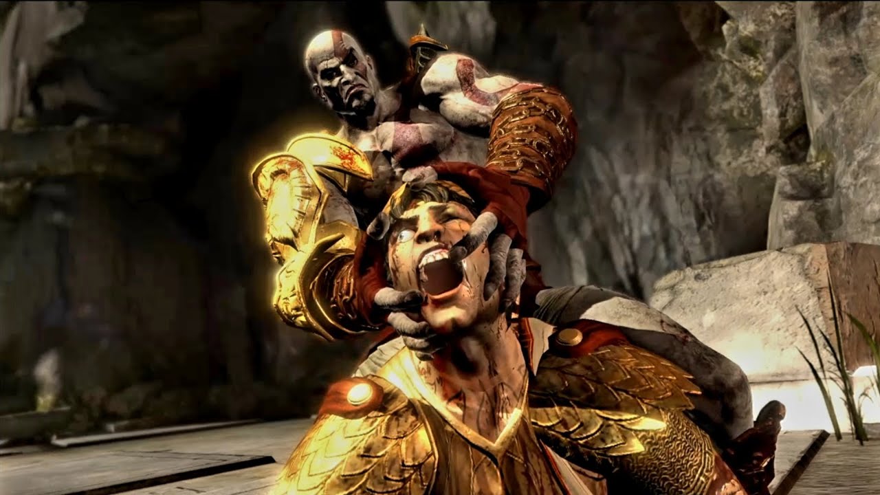 Helios: My Death Will Not Lead You To Zeus. GOD OF WAR 3 Kratos Cuts ...