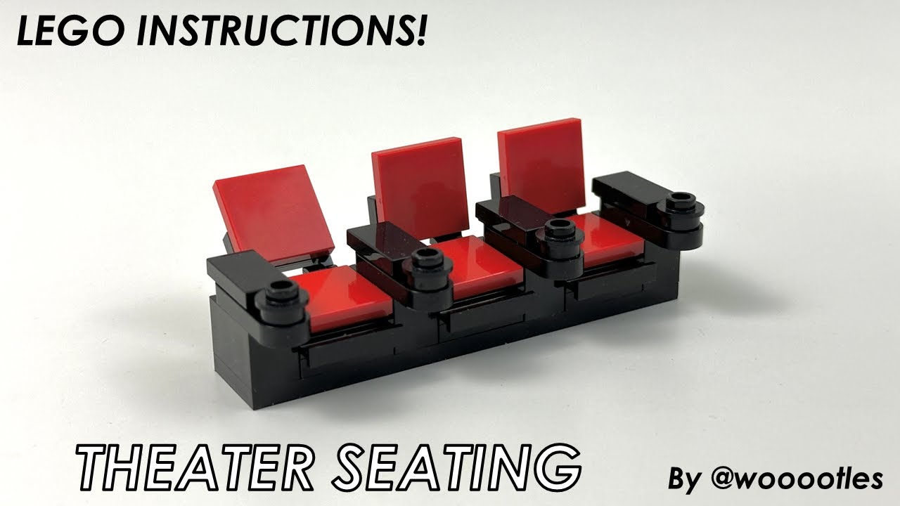 LEGO MOC with Tutorial: Theater Seating - YouTube