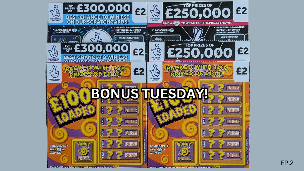 Bonus Tuesday! Scratch Cards from the UK National Lottery. (Ep.2) - YouTube
