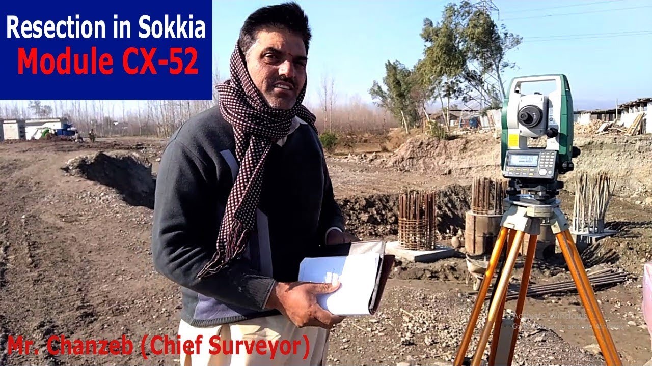 How to Use Resection Method in Sokkia Total Station|Module CX-52 - YouTube